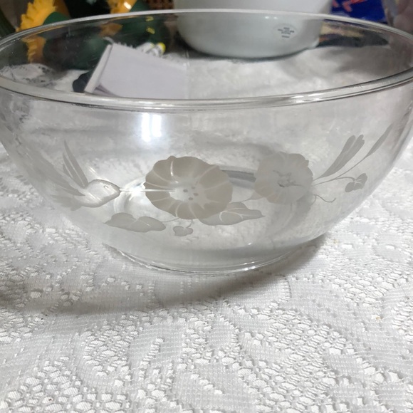 Avon | Dining | Avon Hummingbird Collection Crystal Serving Bowls ...